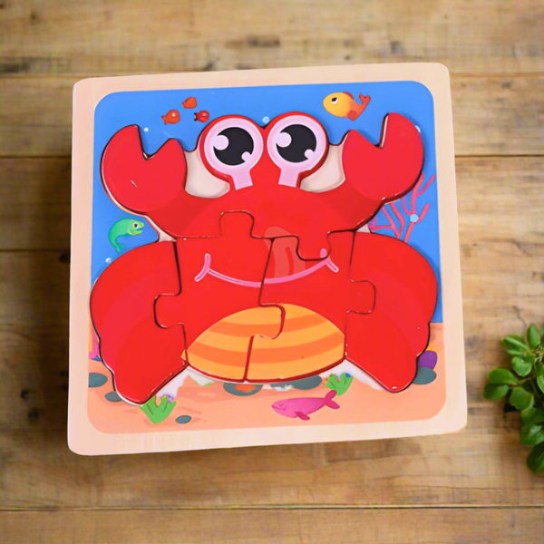 Fun Crab Puzzle for Kids Age 3 – Boost Skills & Learn! – Kids Bestie