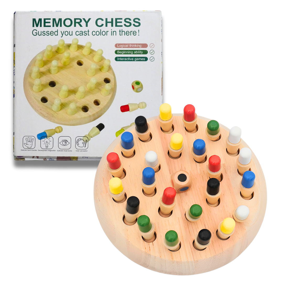 Memory Chess Wooden Memory Game – Kids Bestie