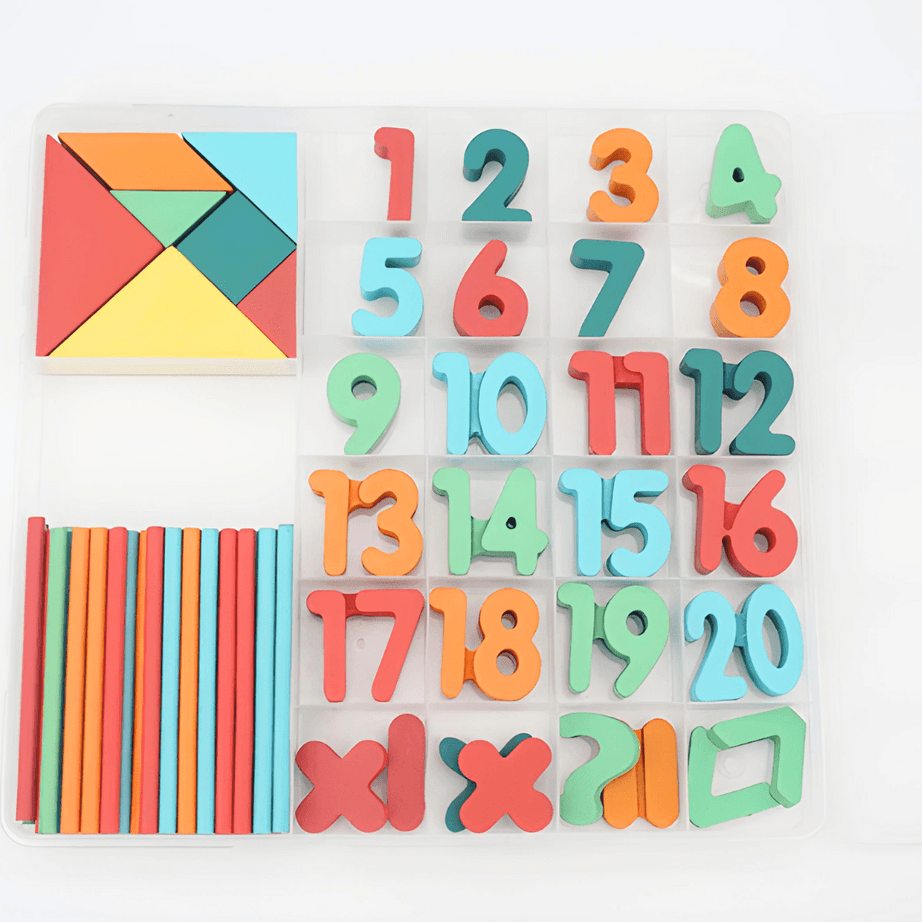 3-in-1 Math Learning Box – Fun Puzzles & Numbers for Kids – Kids Bestie