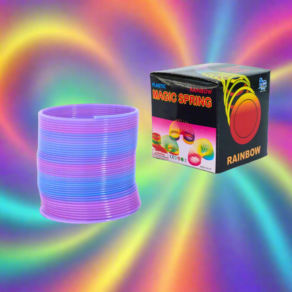 Magic Rainbow Spring Bangles, Multi-colour-1 Piece(Random colours will ...