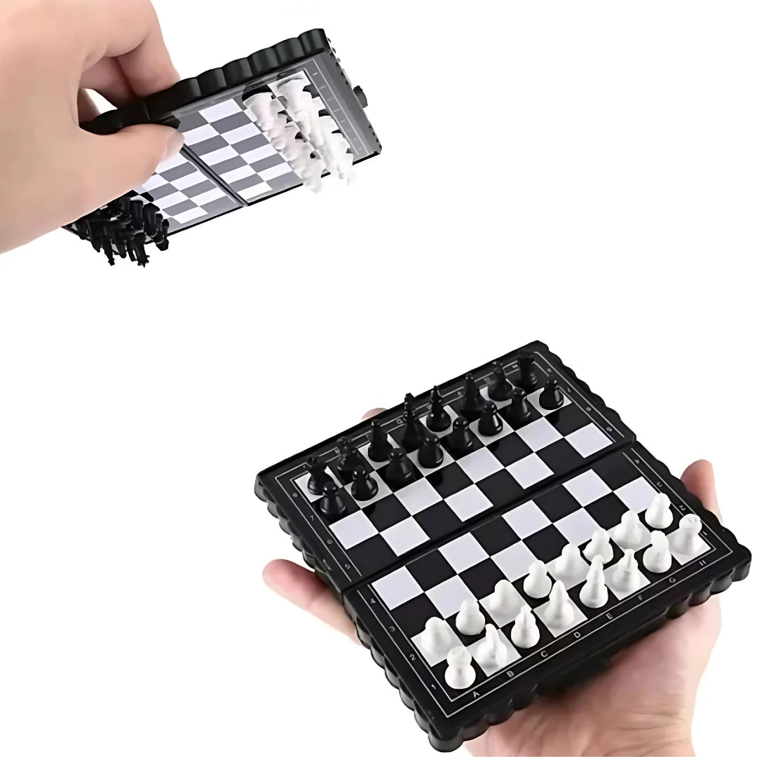Mini Magnetic Chess Board Set Travel Educational Toys – Kids Bestie