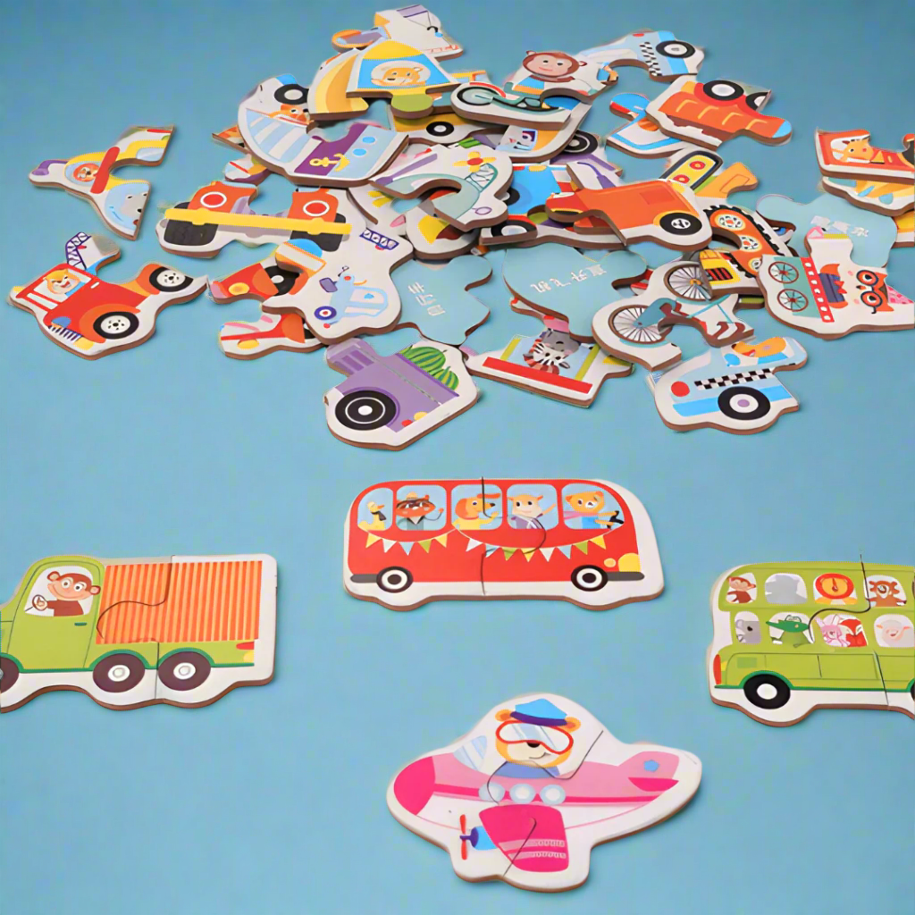 Traffic Jigsaw Puzzle for Kids 48 Puzzle Pieces BOX – Kids Bestie