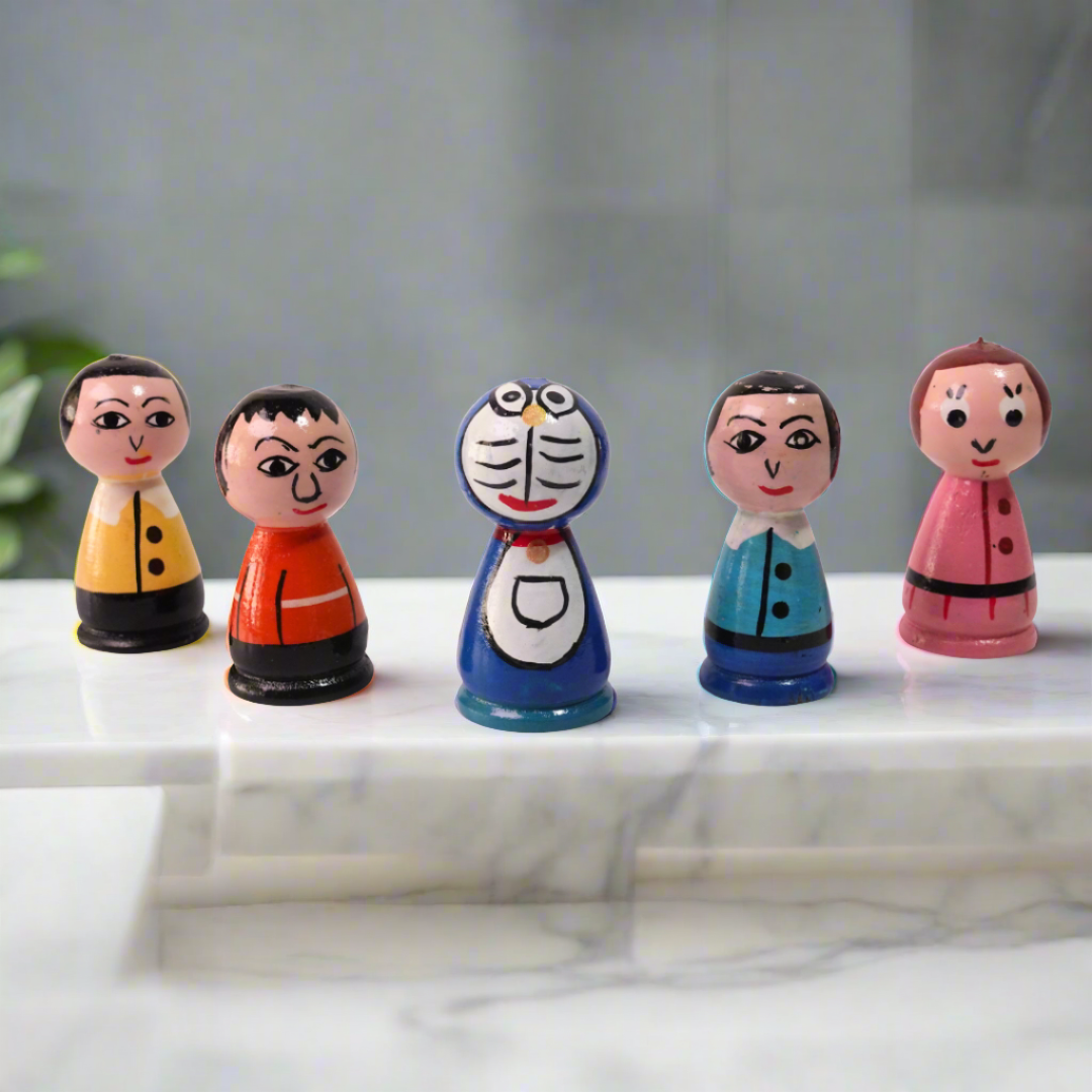 Wooden Doraemon set for Kids – Kids Bestie