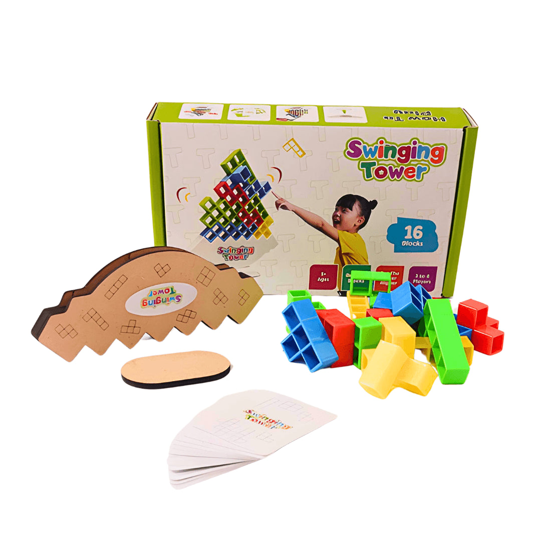 Buy Balancing Tower Game for Kids & Adults – Fun & Exciting – Kids Bestie