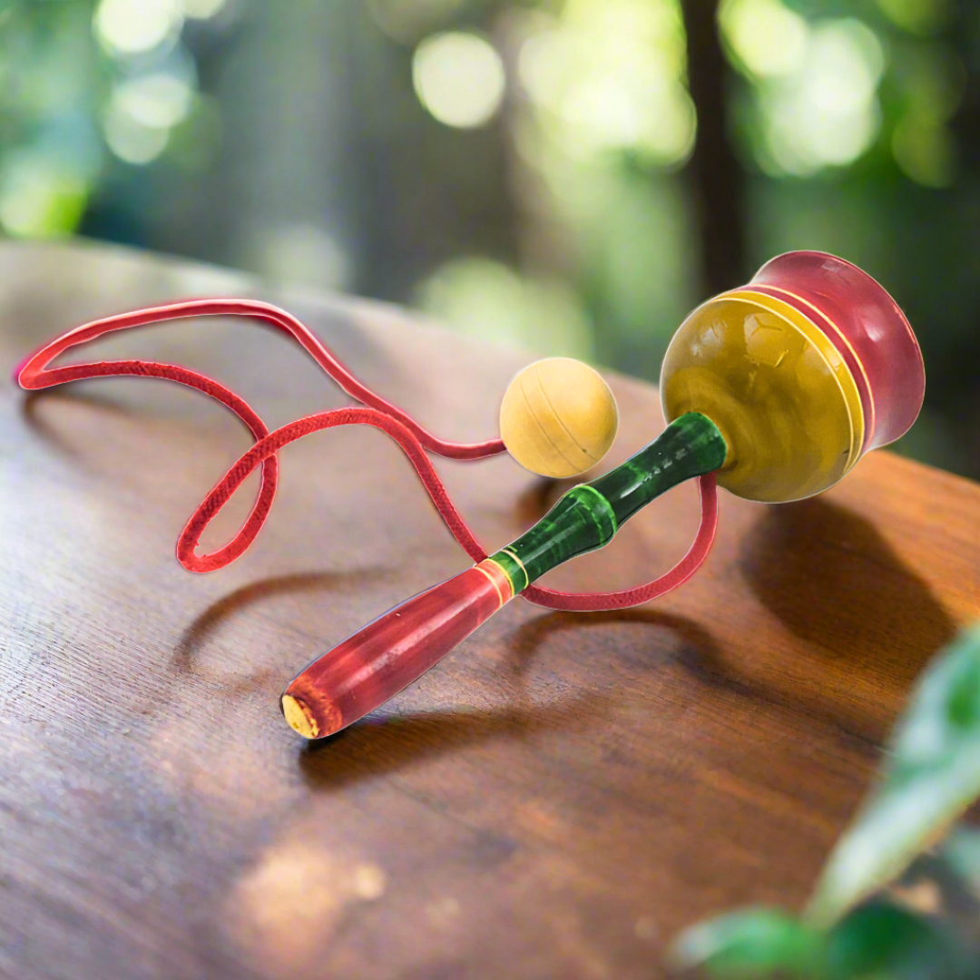 Buy Wooden Cup and Ball Toy – Fun, Skillful, and Safe! – Kids Bestie