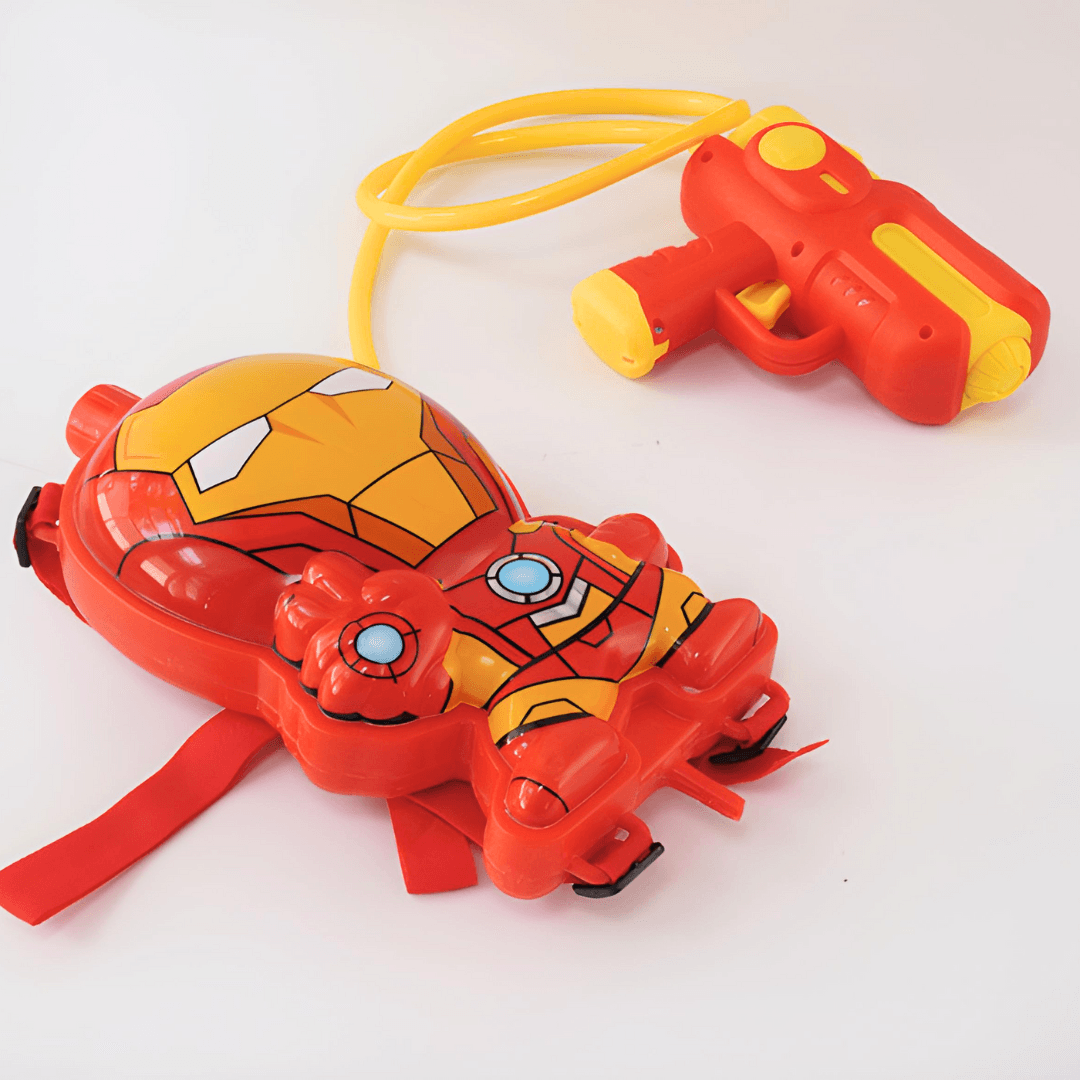 Holi Water Toy Iron Man Gun – Kids Bestie