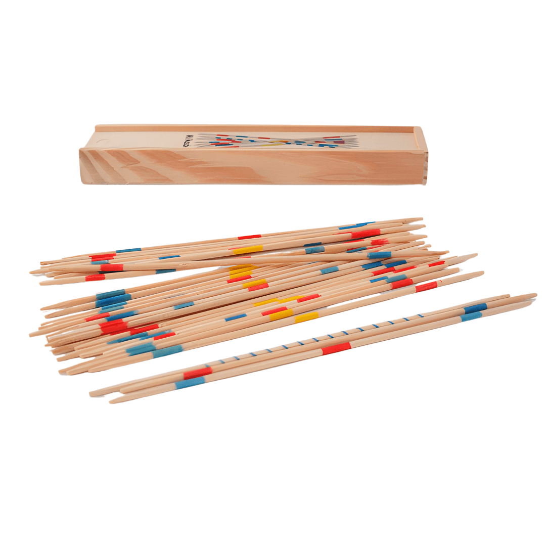 Mikado | Wooden 31 Pick-Up Sticks(1 Box) – Kids Bestie