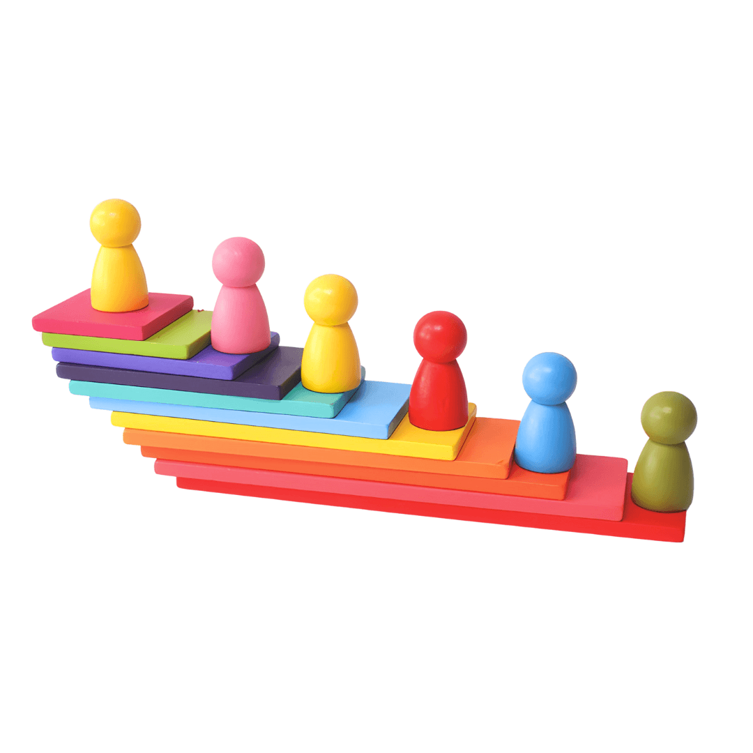 Rainbow Balancing & Stacking for Kids Age 3+ – Kids Bestie