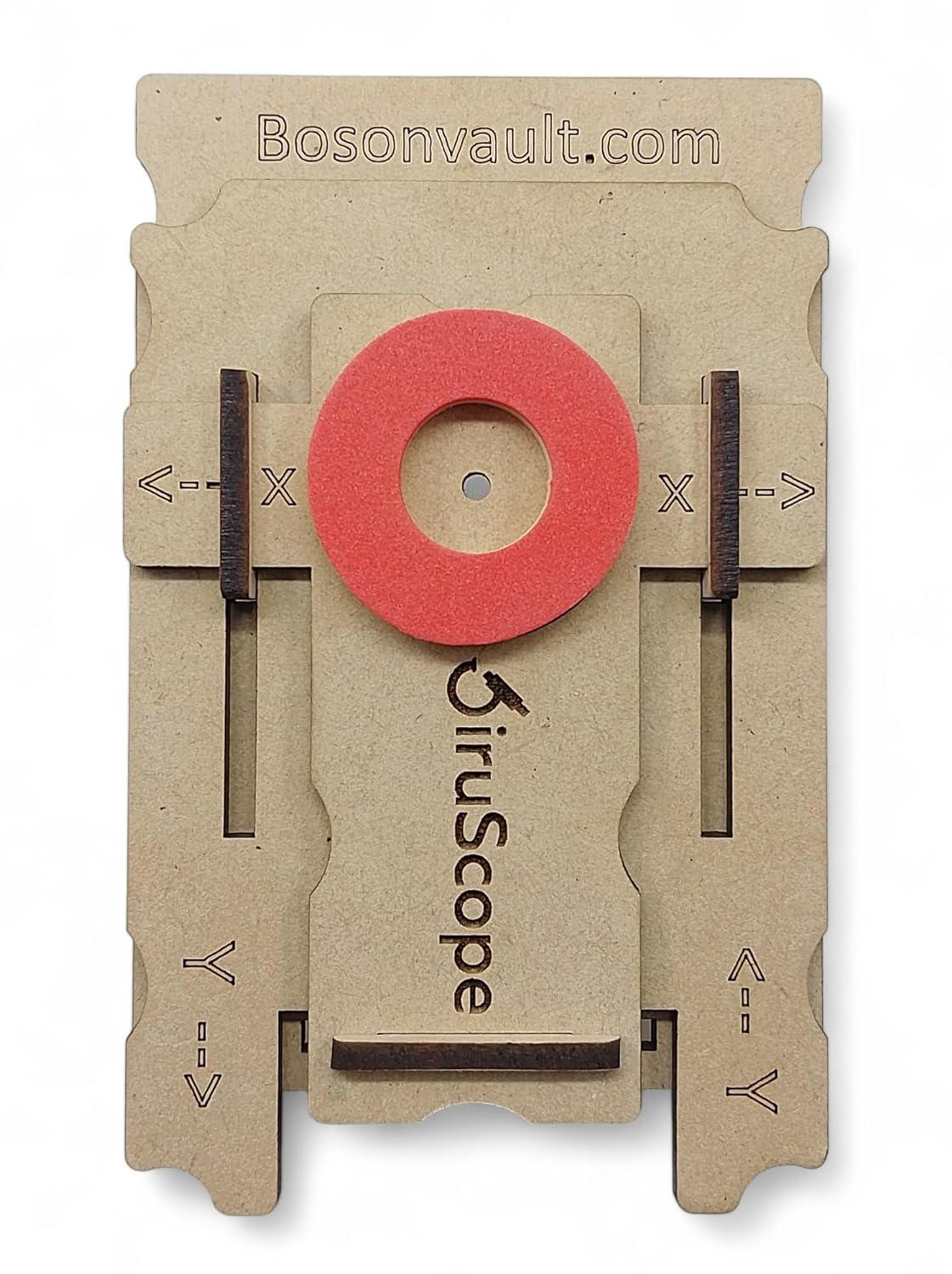 SiruScope 300x Zoom Wooden Microscope | Science DIY Kit – Kids Bestie