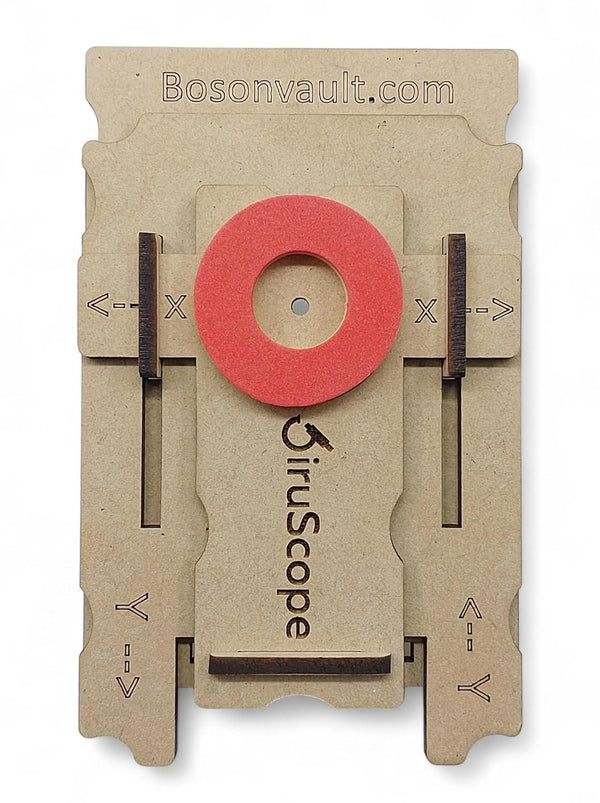 SiruScope 300x Zoom Wooden Microscope | Science DIY Kit – Kids Bestie