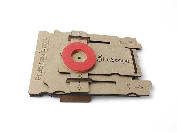 SiruScope 300x Zoom Wooden Microscope | Science DIY Kit – Kids Bestie